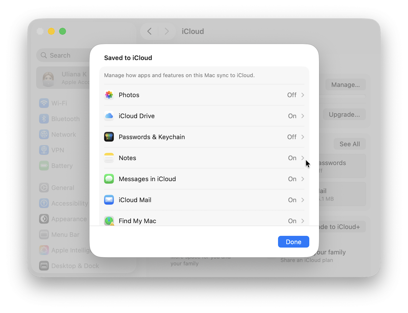 How to fix it is syncing with iCloud paused on Mac